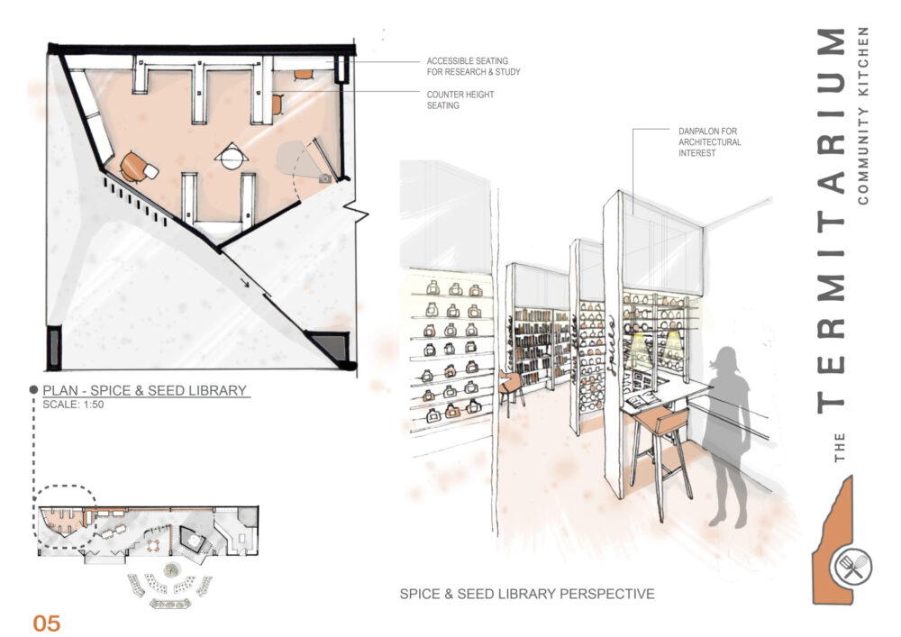 The Termitarium Community Kitchen - Interior Architecture