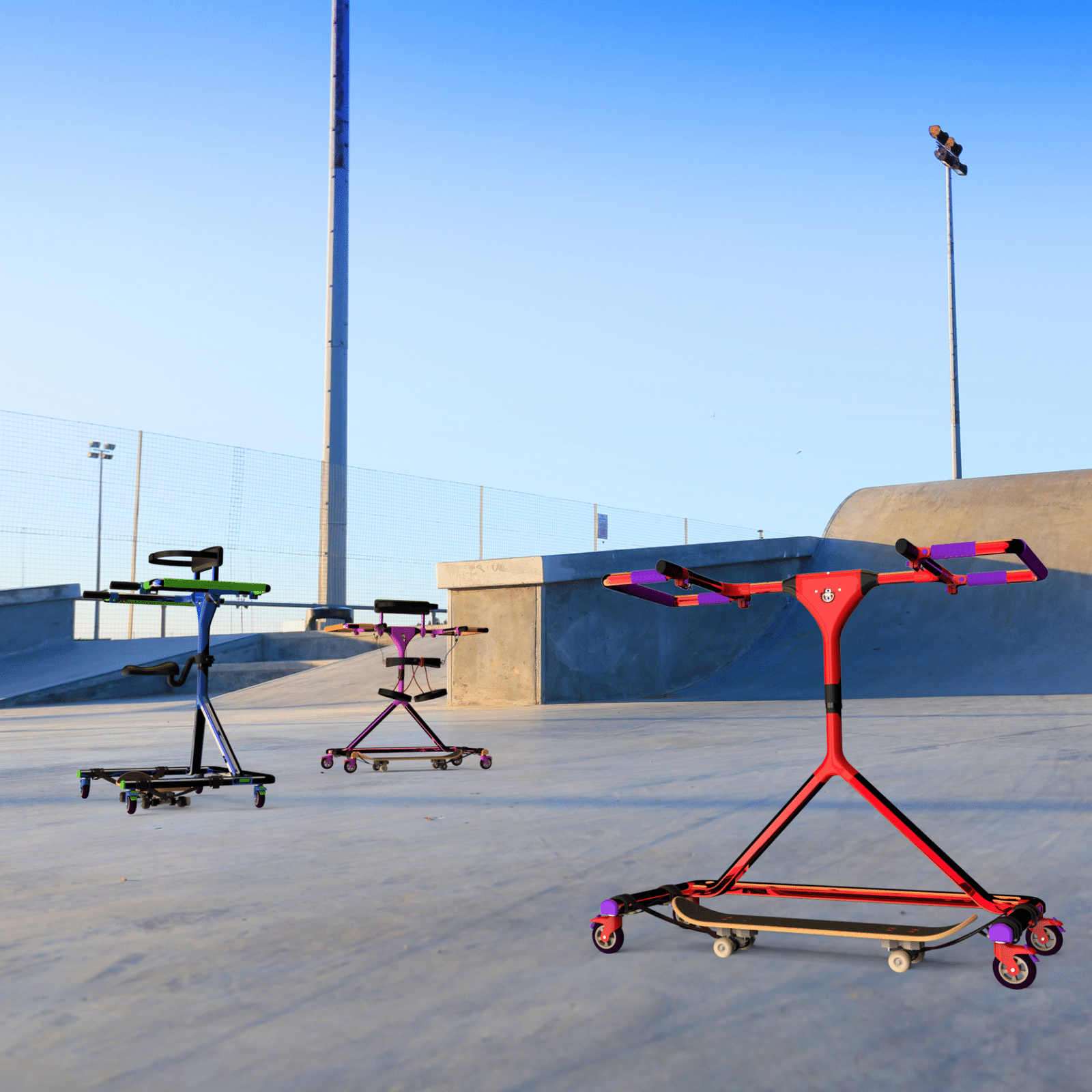 Rig Rider: Adaptive Skateboarding - Industrial